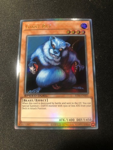 YuGiOh Speed Duel Giant Rat STP4-EN001 Ultra Rare (VLP) | eBay