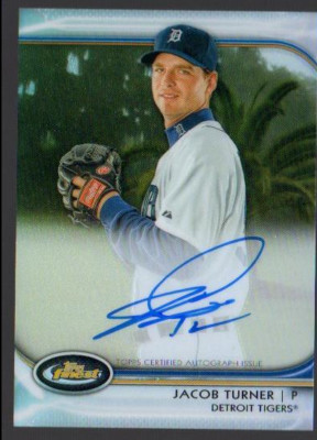2012 Finest Rookie Autographs Refractors #JT Jacob Turner/198 - NM-MT ...