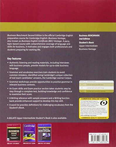 Business Benchmark Upper Intermediate Business Vantage Students Book ...
