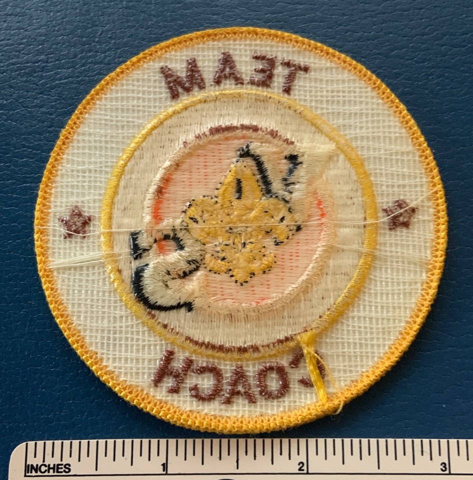 Vintage TEAM COACH Varity Scouts Position PATCH BSA Boy Scout Uniform ...