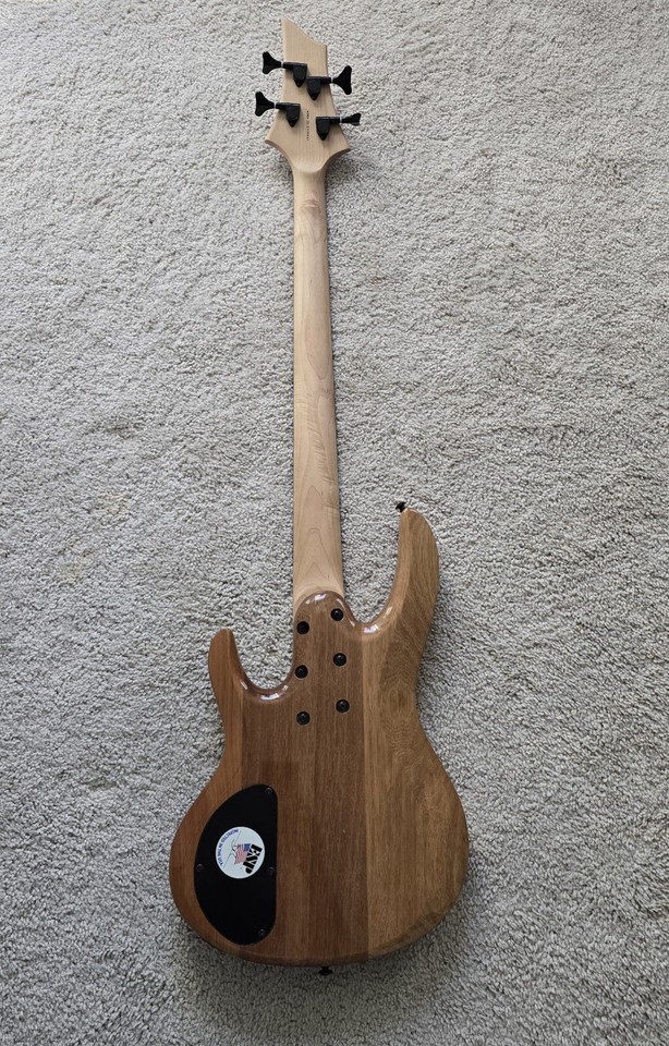 ESP LTD B204 4String Bass Guitar Natural Gloss With Phitz Padded Gig ...