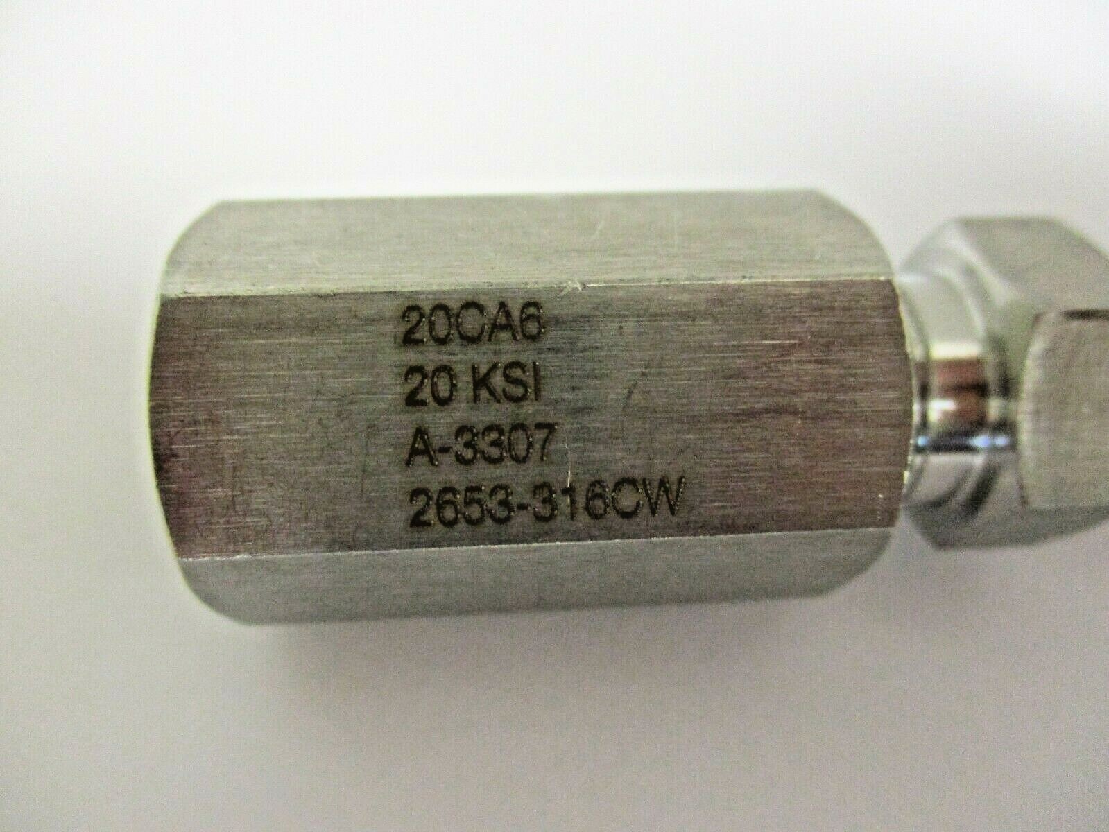 BUTECH, PRESSURE VALVE, CAT# 20UV61V-SS, MAWP 20,000PSI | eBay