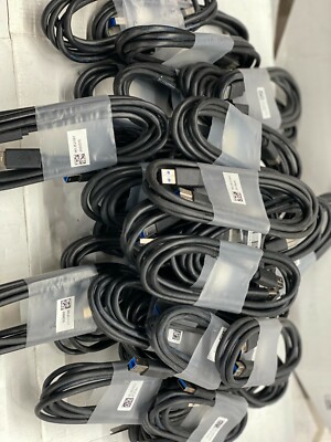Lot of 43 Dell 6ft USB 3.0 SuperSpeed A-B Upstream Cable 5KL2E21501 | eBay