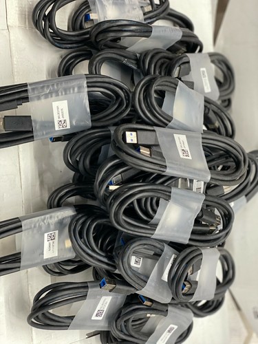 Lot of 43 Dell 6ft USB 3.0 SuperSpeed A-B Upstream Cable 5KL2E21501 | eBay