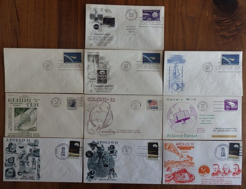 Lot - 10 US FDC COVERS Early Space Achievements 1960 – 1969 | eBay