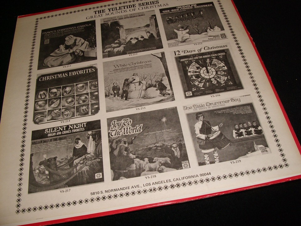 JOY TO THE WORLD IVAN DITMARS Lp Vinyl USA Pressing YULETIDE VS-218 | eBay