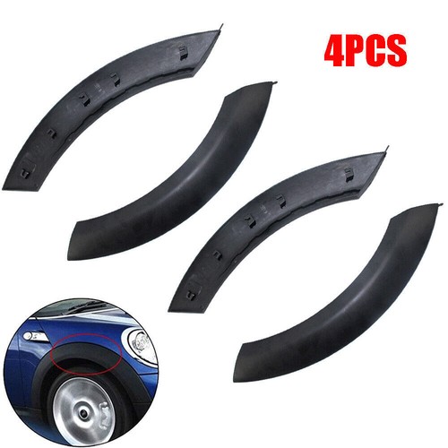 4pcs Rubber Wheel Eyebrow Upper Fender Arch Trim Cover For Mini Cooper ...