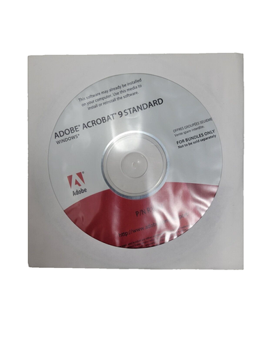 Adobe Acrobat 9 Standard for Windows Key With Serial Number | eBay