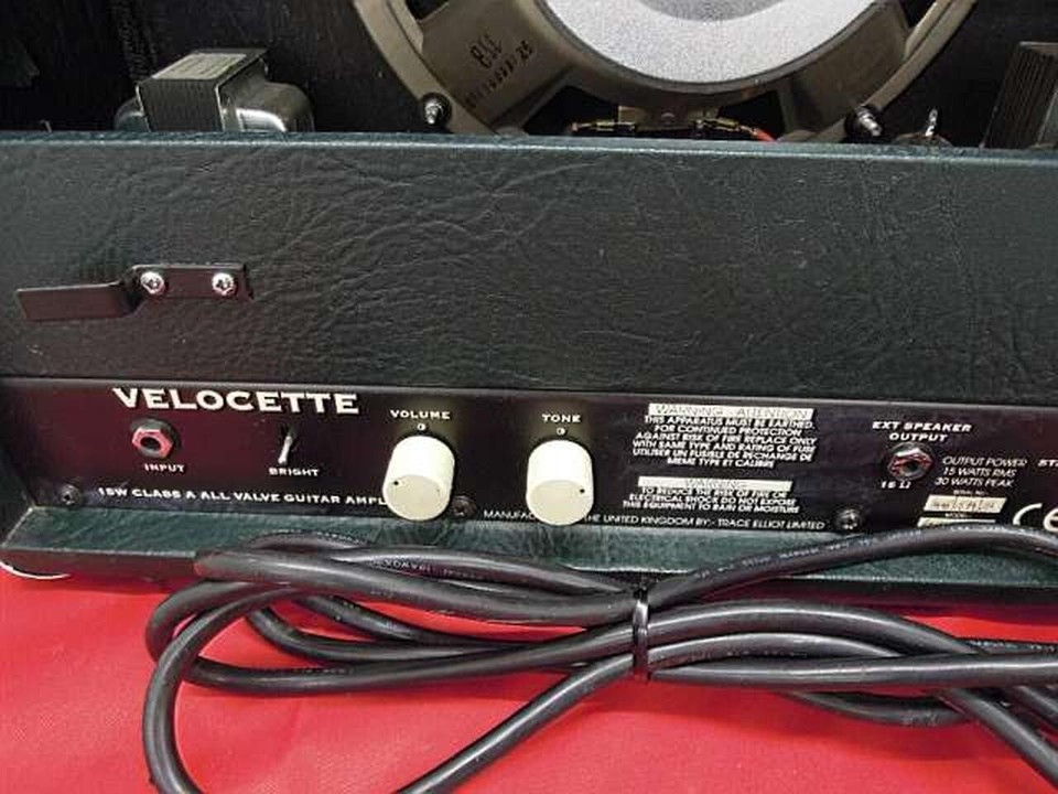 Trace Elliot Velocette Tube Guitar Amp Black Combo Amplifier 90’s ...