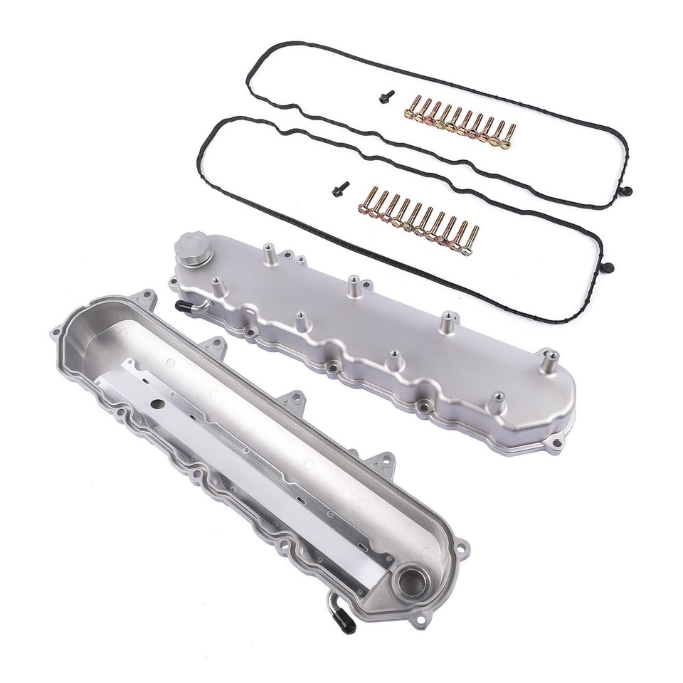 Cast Aluminum Valve Covers w/ Coil Mounts For GM LT GEN V LT1 LT4 L83 5 ...