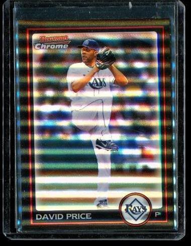 2010 TOPPS BOWMAN CHROME Refractor Baseball Trading Card #62 DAVID ...