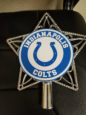 Indianapolis Colts inspired Christmas Tree Topper Top Ornament ...