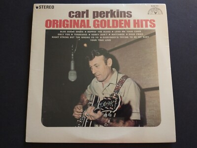 1969 SEALED LP "Original Golden Hits" CARL PERKINS Rockabilly SUN 111 ...