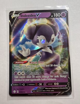 Indeedee V - 039/072 Ultra Rare Shining Fates NM Pokemon TCG | eBay