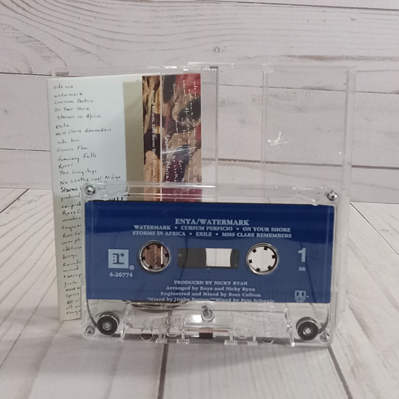 Pair of Enya Cassette Tapes Watermark (1988) & Enya (1987) New Age ...