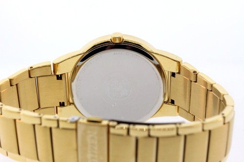 Citizen AU1062-56G Eco-Drive Axiom Stainless Diamond Black Dial Watch ...