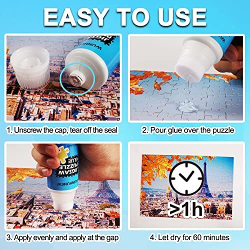 Jigsaw Puzzle Glue Quick Dry for Paper and Wood with Glue Applicator | eBay