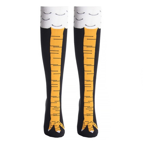 1 Pair Warm Comfortable Creative Chicken Feet Stockings Long Knee Socks ...