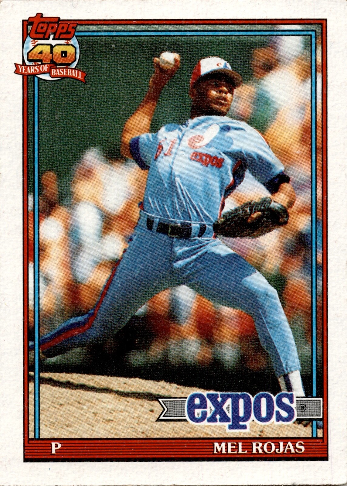 1991 Topps Mel Rojas #252 - Montreal Expos | eBay