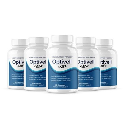 (5 Pack) Optivell Vision Support Formula Capsules, Opti Vell Pill (300 ...