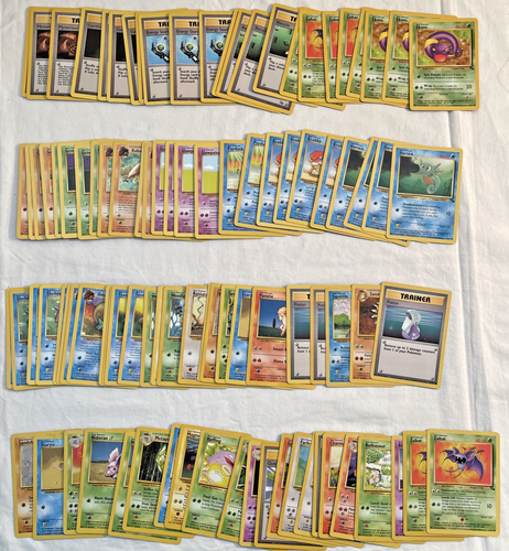 Bulk Lot 300+ Base Set Fossil Modern CLB Commons Foils Pokémon Cards | eBay