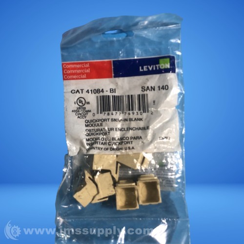Leviton 41084-BI QuickPort Blank Insert FNOB | eBay