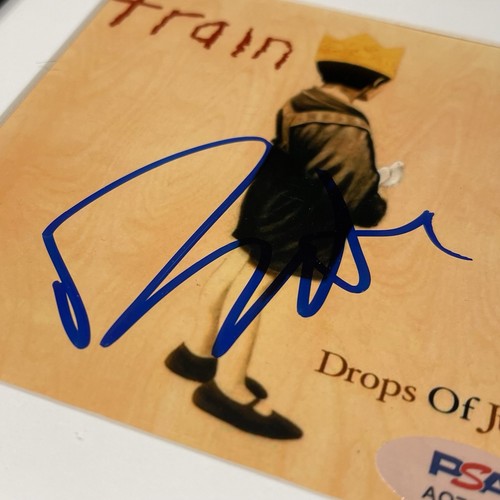 TRAIN BAND PAT MONAHAN SIGNED DROPS OF JUPITER CD ALBUM AUTOGRAPH PSA ...