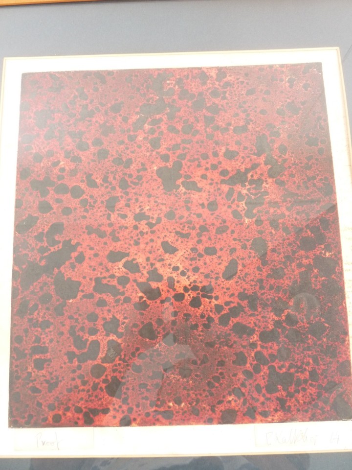 Unusual PETER KALKHOF 1964 Signed Proof - Abstract Design - Thames ...