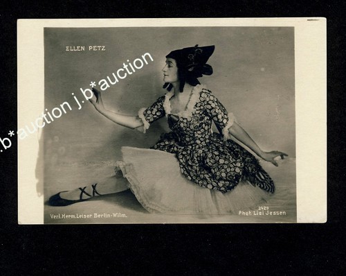 ELLEN PETZ Choreographer / Choreografin * Vintage 30s RPPC b Lisi ...