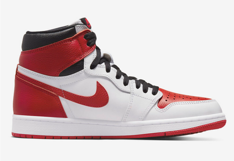 Air Jordan 1 High OG Heritage White Red Black | eBay