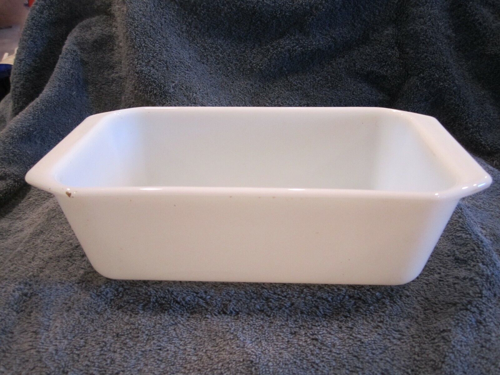 Vintage PYREX 215-B HANDLES Opal White Bread/Loaf-Pan | eBay