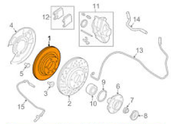 BMW 3 F30 Bremsscheibe hinten 34206797605 6797605 NEUES ECHTES | eBay