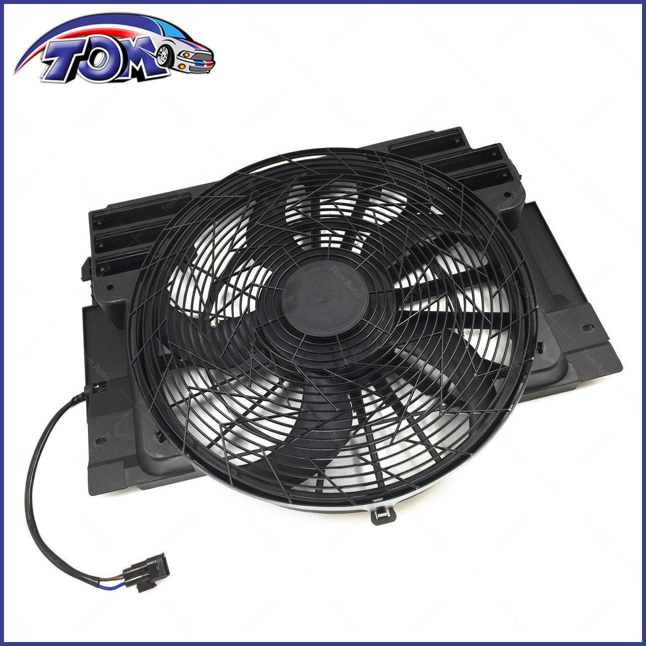 Brand New A/c Radiator Condenser Cooling Fan For BMW X5 00-06 ...