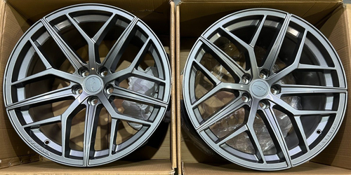 Steeda Trident Gloss Titanium Wheels - 20x11- Rear Only Pair (2005-2024 ...
