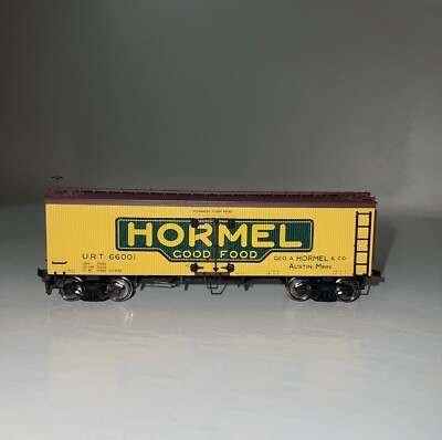 HO Atlas 6105-2 Hormel 36’ Wood Refrigerator Car Reefer Boxcar #66001 ...