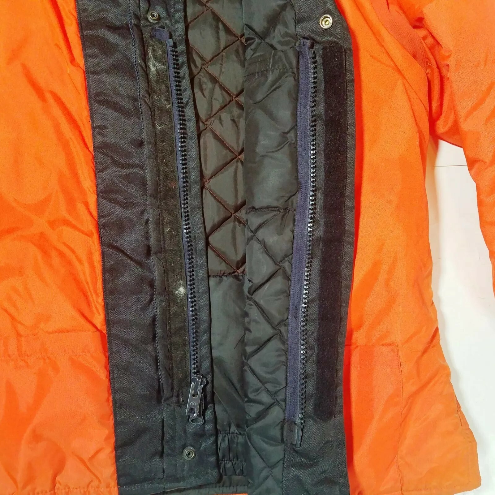 AGGRESSOR Security Coat Jacket Orange Police Safety Hunt Uniform Mens ...