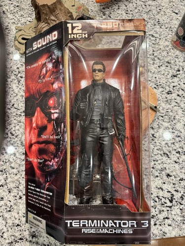 12" Terminator Electronic Figure New 2003 T3 Schwarzenegger McFarlane ...