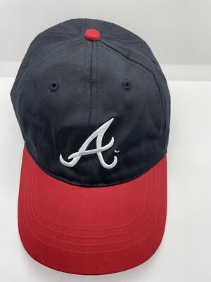 Atlanta Braves Head To Toe Adjustable Baseball Cap/Hat Dark Blue | eBay