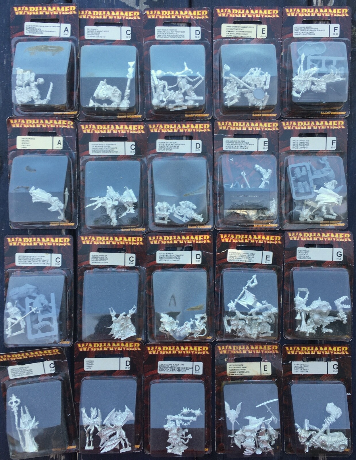 BRAND NEW Games Workshop Warhammer Figurines in Blister Packs - You ...