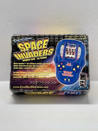 Exxcalibur Space Invaders Handheld Game. Fast Shipping!! | eBay