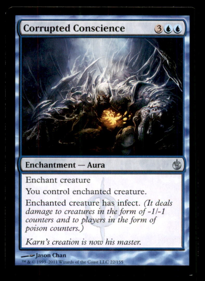 Corrupted Conscience LP Light Play Mirrodin Besieged MTG [9505] | eBay UK