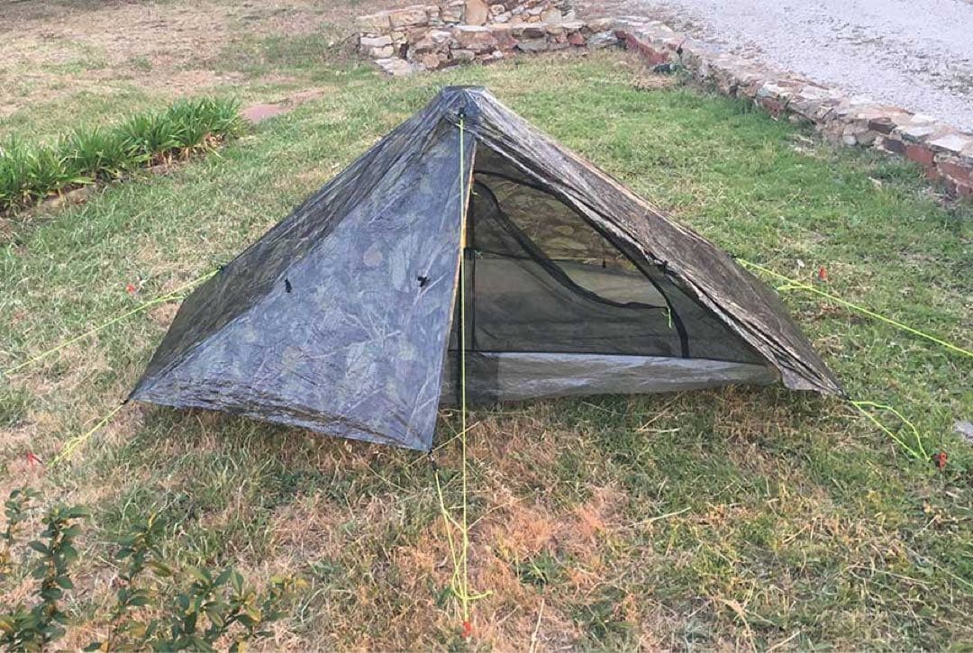 Zpacks Plexamid Solo Ultralight 1 Person Dyneema Backpacking Tent CAMO ...
