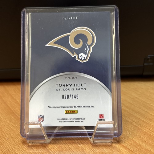 2024 Panini Spectra - Icons Autographs Torry Holt #I-THT 20/149 (AU) | eBay