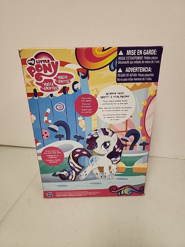 Hasbro My Little Pony Rainbow Power Rainbow Dash & Rarity Spa Pony Set ...