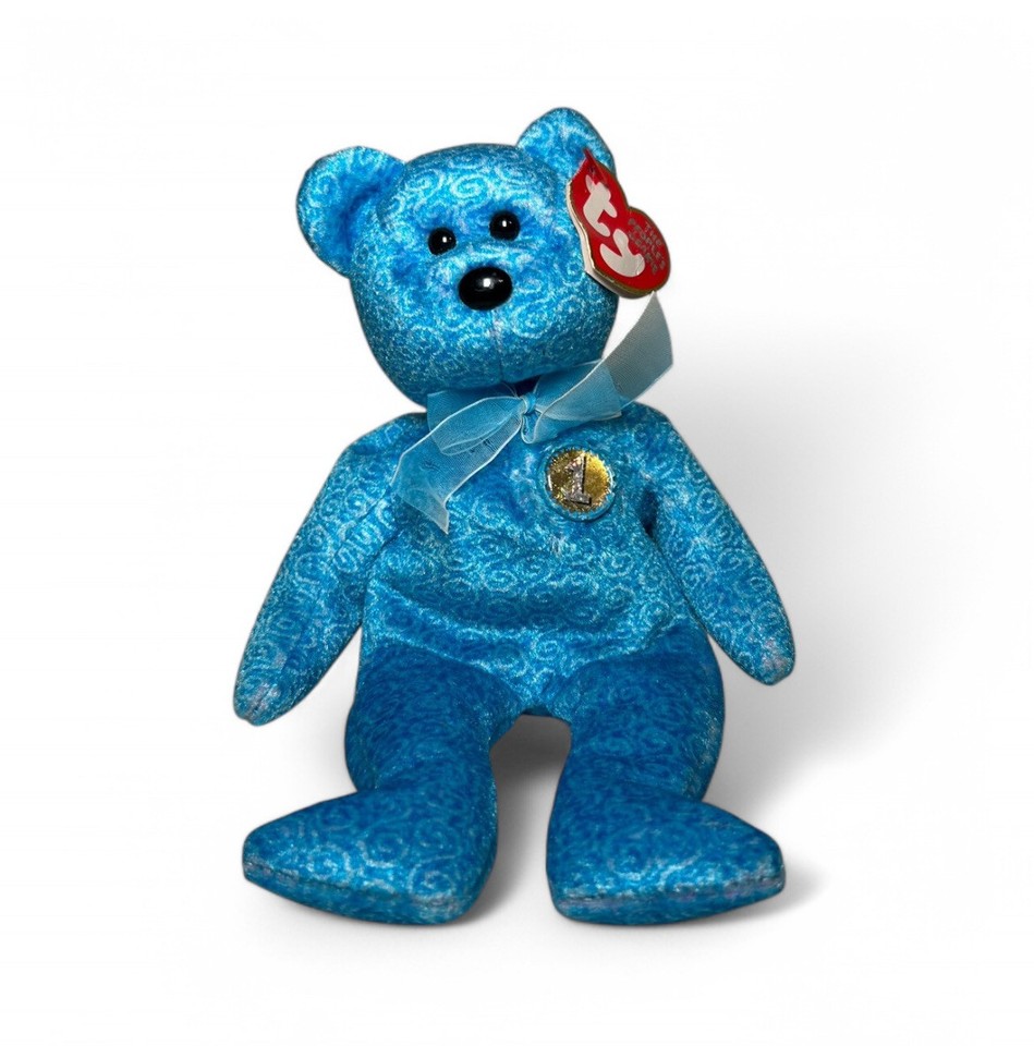 TY Beanie Baby - CLASSY the Bear (People's Beanie) (8.5 inch) MINT TY ...