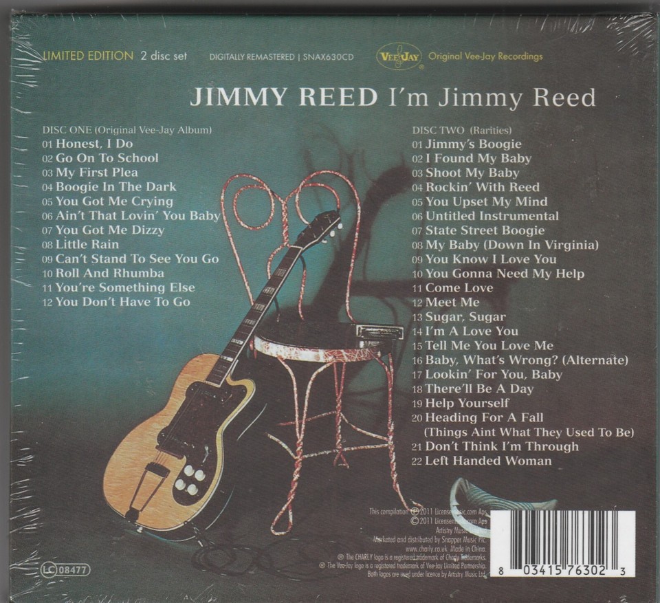 JIMMY REED - I'M JIMMY REED (DELUXE EDITION) 2 CD NEW! 803415763023| eBay