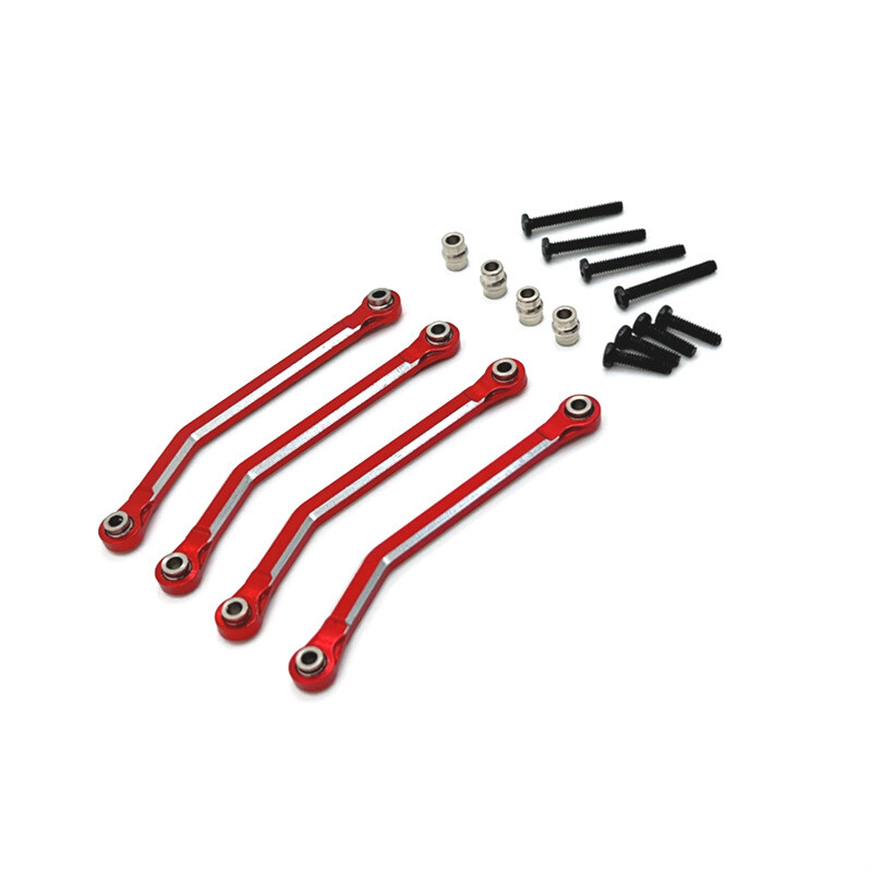 Aluminum Chassis Linkage Tie Rod Link Rod Kit for 1/24 FMS FCX24 RC Car ...