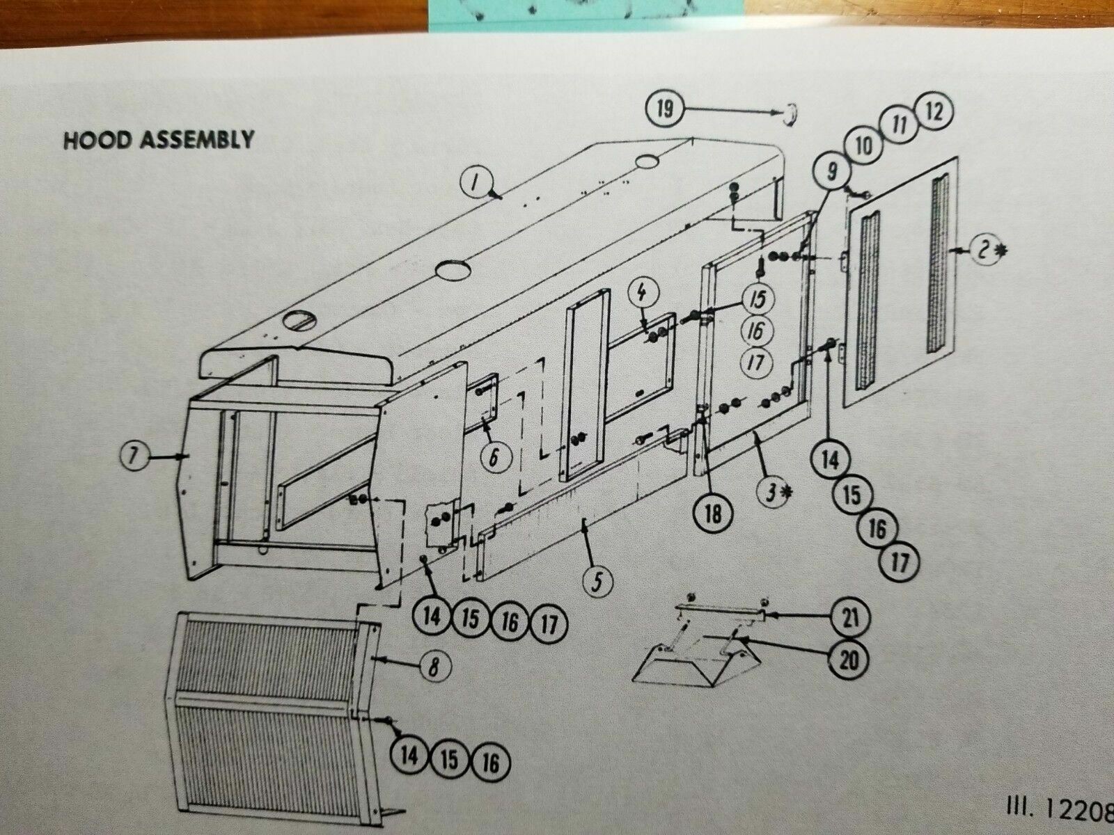 Versatile 440 Swather Windrower Parts Book Catalog Manual 24845 7/73 ...