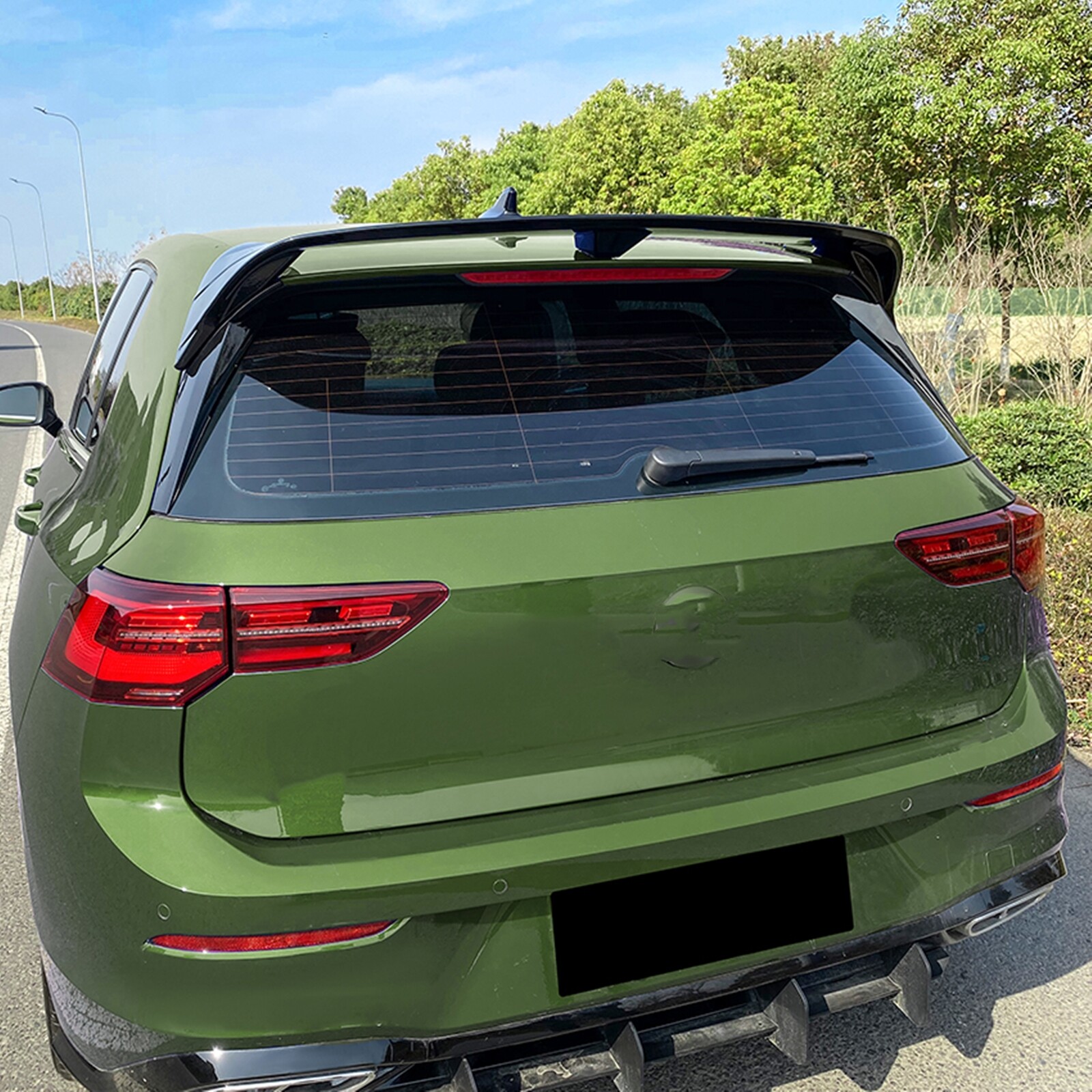 Rear Trunk Spoiler Wing For VW Golf 8 MK8 GTI GTD R 20-23 Hatch Carbon ...