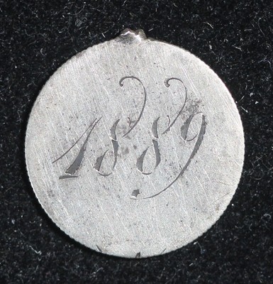 18XX Seated Dime Love Token - "ESJ(?)" - "1889" Reverse TQRAW2559/BN | eBay